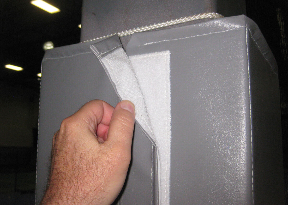 Gym Column Safety Pads: I-Beam & Padded Corner Guards | CoverSports