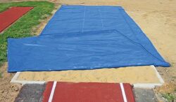 FieldSaver Weighted Long Jump Pit Covers | CoverSports