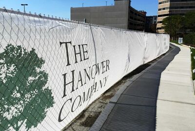 Construction Fence Windscreens & Banner | CoverSports